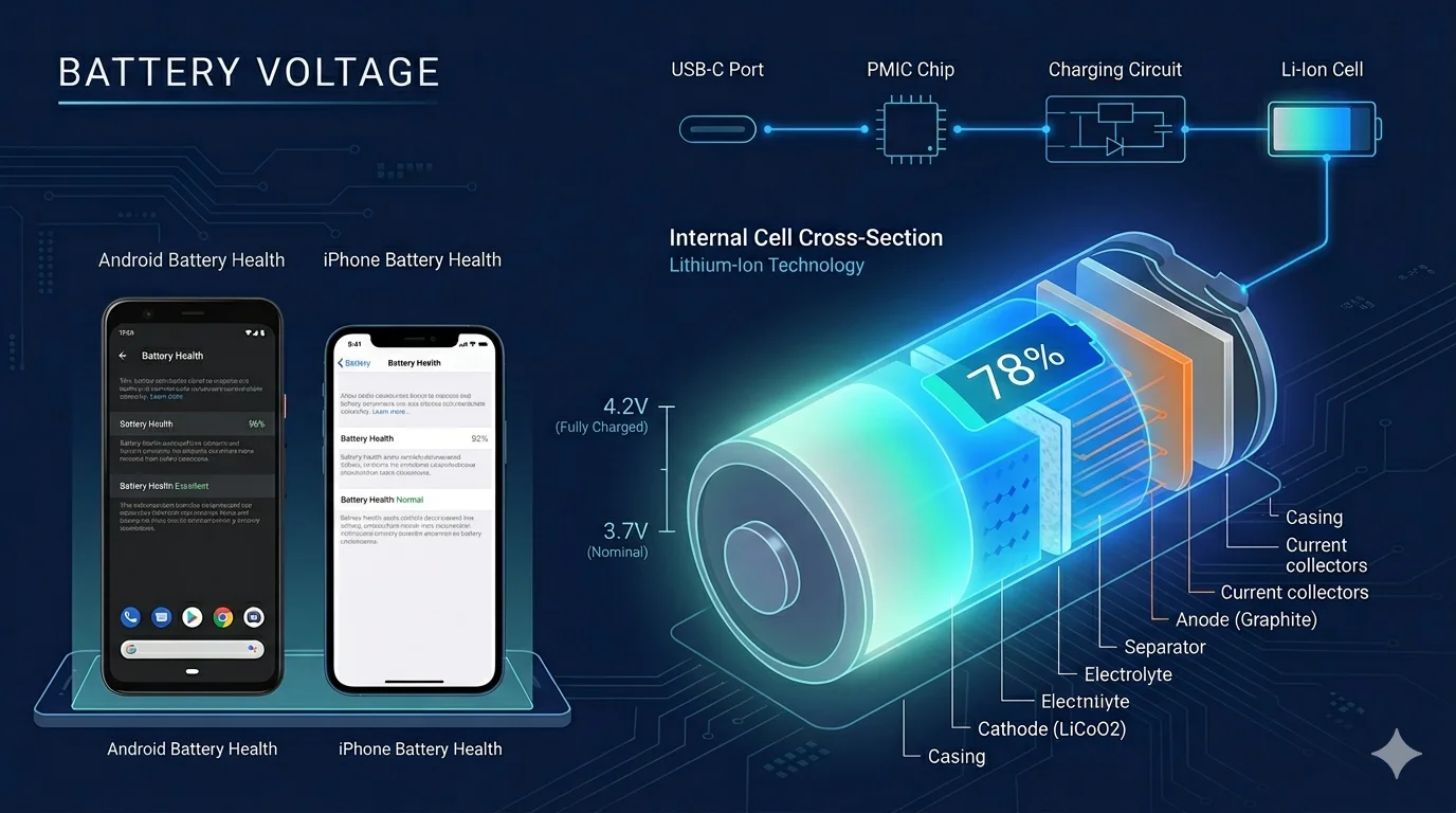 Battery Voltage in Android and iOS: What Your Phone's Numbers Actually ...